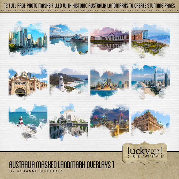 Australia Masked Overlays Bundle | Digital Art