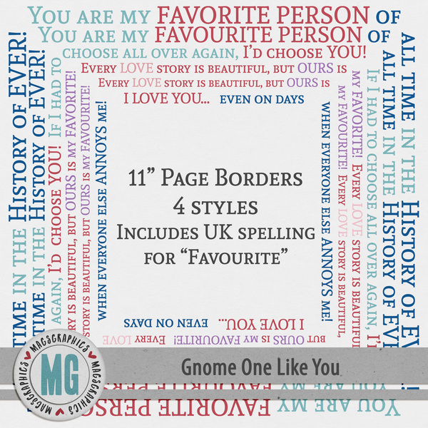 Gnome One Like You Page Borders | Digital Art