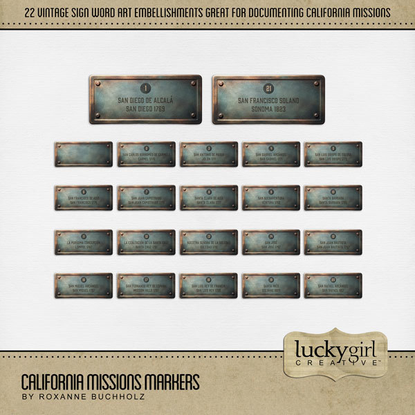 California Missions Bundle | Digital Art