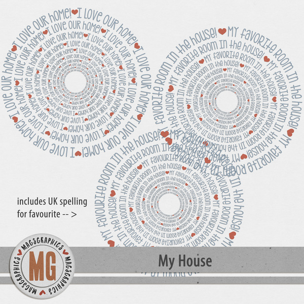 My House Celebration Circles | Digital Art