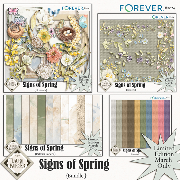Signs of Spring Bundle March Limited Edition | Digital Art