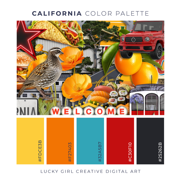 California Elements | Digital Art