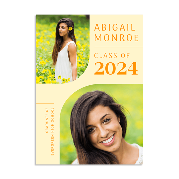 Curved Edge Graduation | Photo Card | FOREVER.com