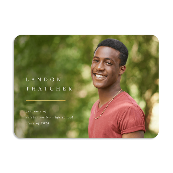 Landon Graduation | Photo Card | FOREVER.com