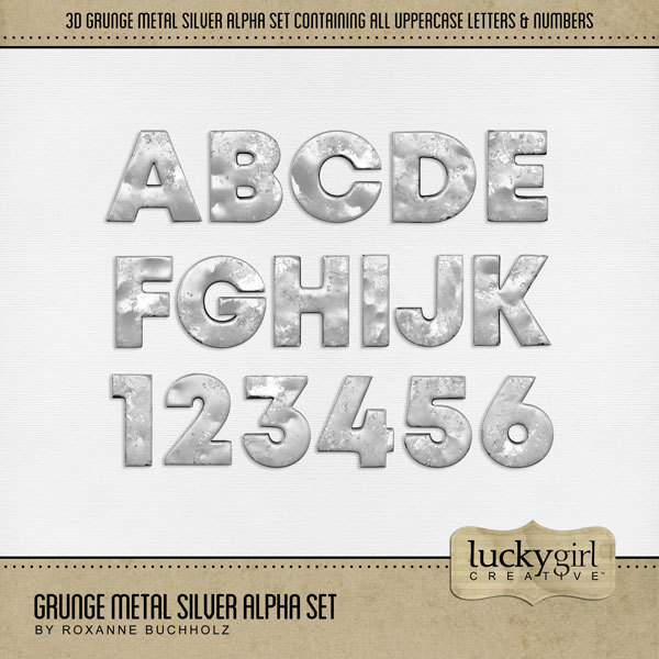 Grunge Metal Alpha Bundle | Digital Art