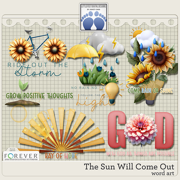 The Sun Will Come Out Big Jumbo Bundle | Digital Art