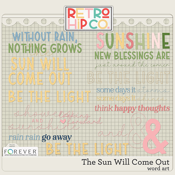 The Sun Will Come Out Big Jumbo Bundle | Digital Art