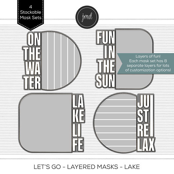 Let's Go - Layered Masks Bundle | Digital Art