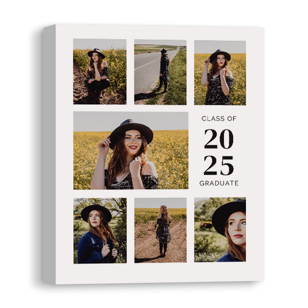 Graduate Photo Grid Canvas | Canvas Print | FOREVER.com