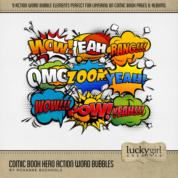 Comic Book Hero Bundle | Digital Art