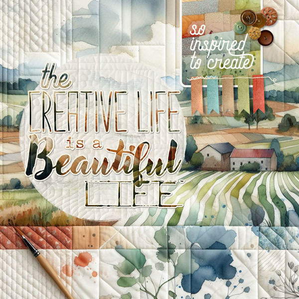 QuiltScapes Collection | Digital Art