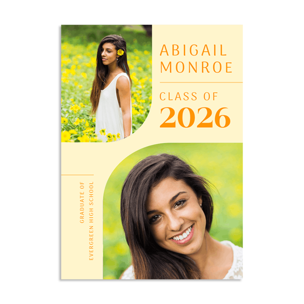 Curved Edge Graduation | Photo Card | FOREVER.com