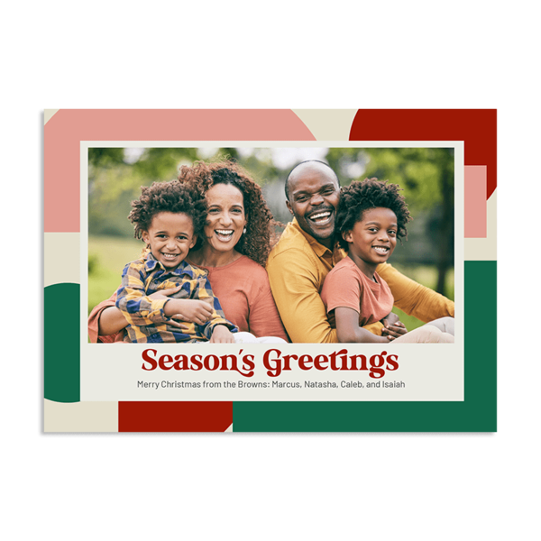Retro Holiday Cheer | Photo Card | FOREVER.com