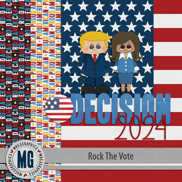 Rock the Vote Election USA | Digital Art