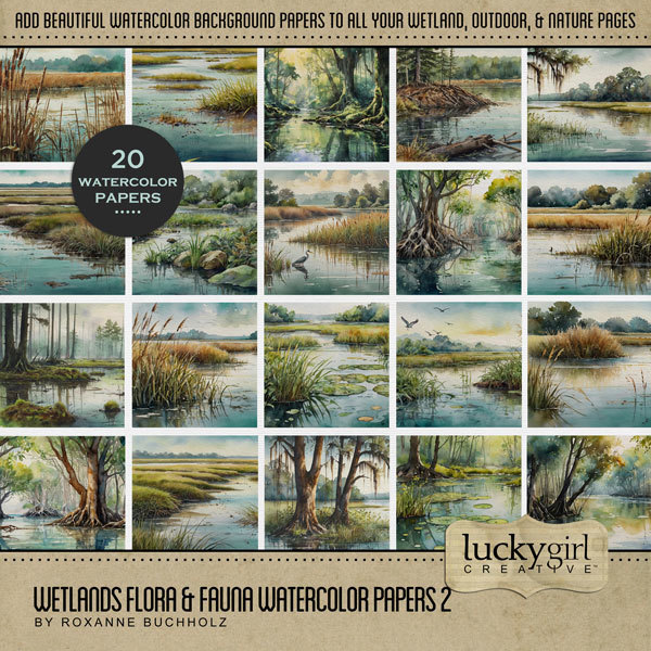 Wetlands Flora & Fauna Mega Bundle | Digital Art