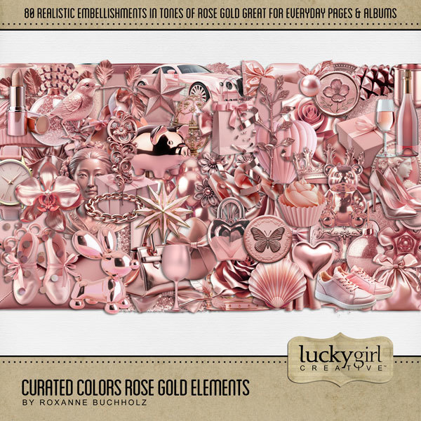 Curated Colors Rose Gold Bundle | Digital Art