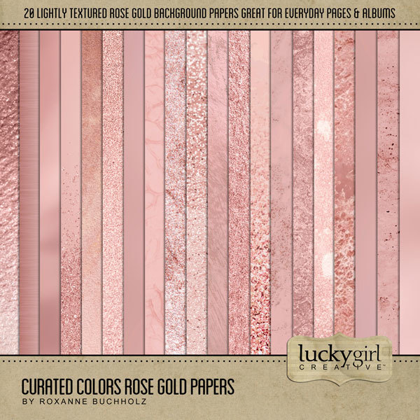 Curated Colors Rose Gold Bundle | Digital Art