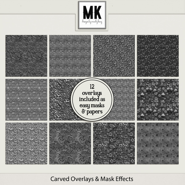 Carved Overlays & Mask Effects | Digital Art