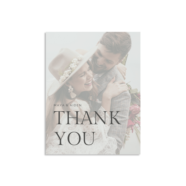 Timeless Union Thank You | Photo Card | FOREVER.com
