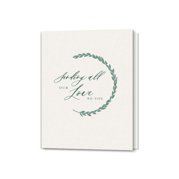 All Our Love Folded Sympathy | Photo Card | FOREVER.com