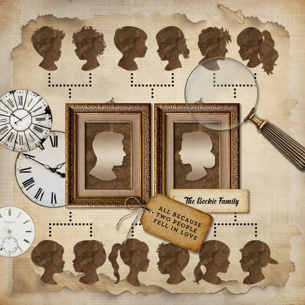 Shape Maker Family Tree Mega Bundle | Digital Art