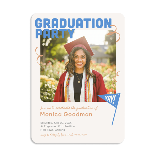 Let's Party Graduation | Photo Card | FOREVER.com