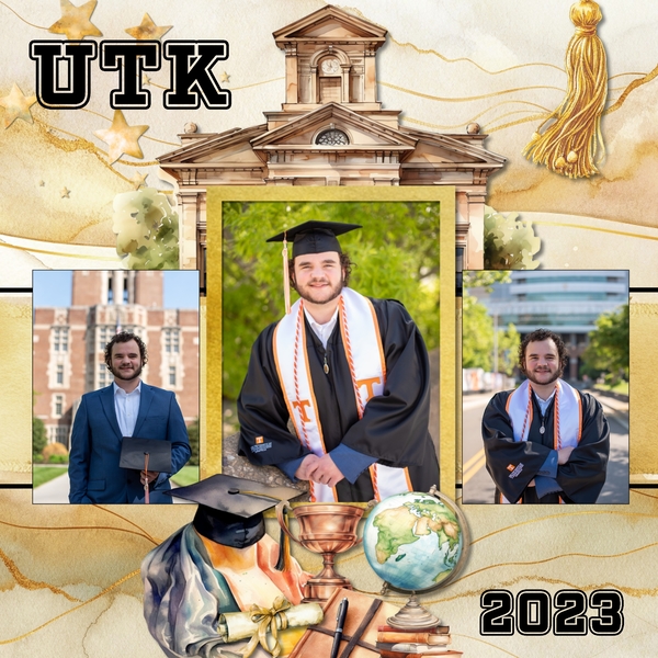 Graduation Watercolor Bundle | Digital Art