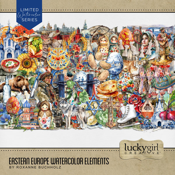 Eastern Europe Watercolor Bundle | Digital Art