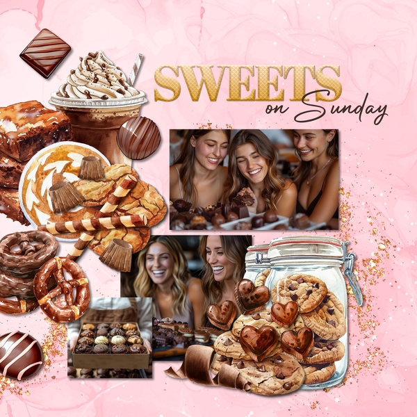 Sweet Treat Watercolor Bundle | Digital Art