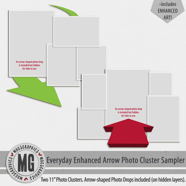 Everyday Enhanced Arrow Photo Cluster Sampler | Digital Art
