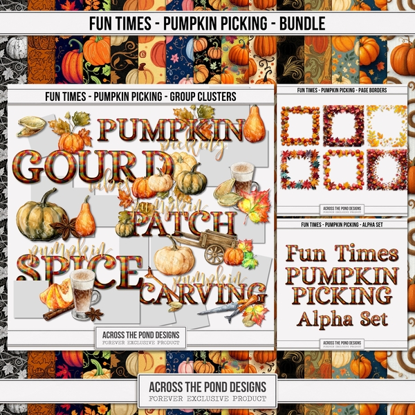 Across the Pond Designer Days Exclusive Bundle - October 2025 | Digital Art