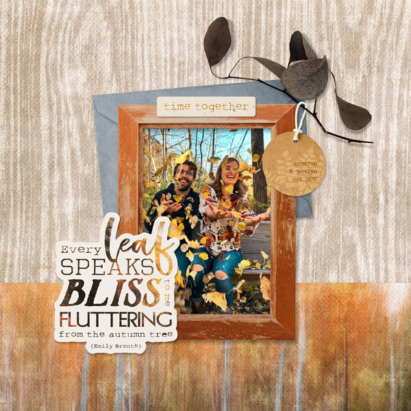 Autumn Blessings Add-on Pre-designed Pages | Digital Art