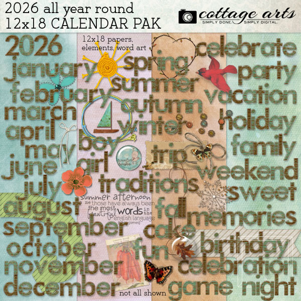 2026 All Year Round Calendar | Digital Art