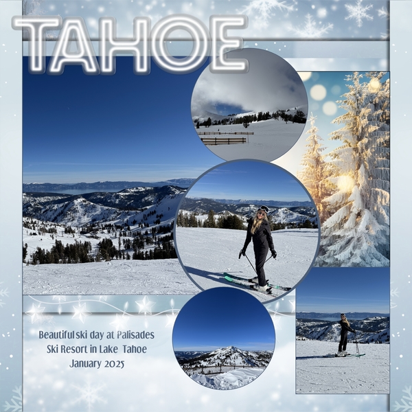 Winter Wonderland Bokeh Papers | Digital Art