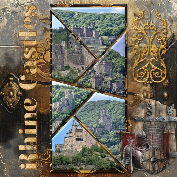 Enhanced Photo Collage Strips 3 & 4 | Digital Art