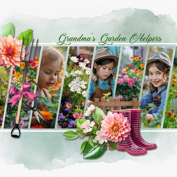 Enhanced Photo Collage Strips 1 & 2 | Digital Art