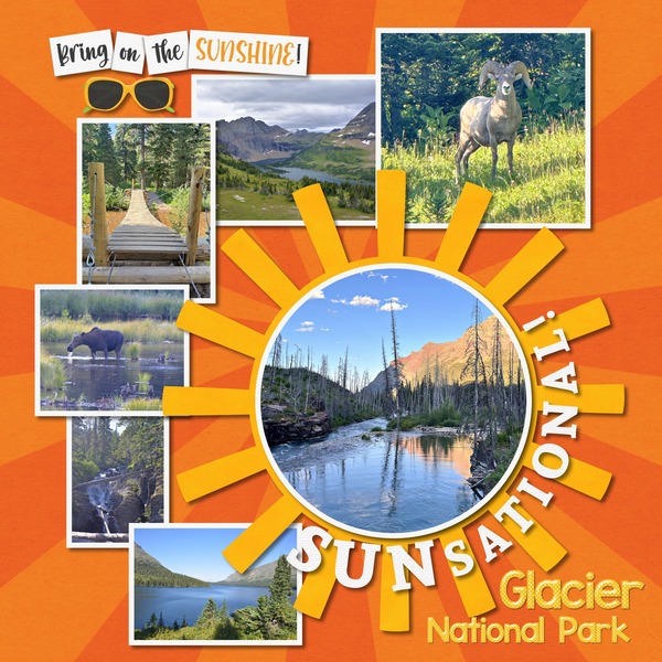 Summer Silhouette Enhanced Photo Clusters | Digital Art