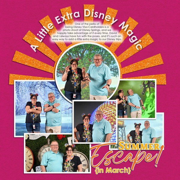 Summer Silhouette Enhanced Photo Clusters | Digital Art